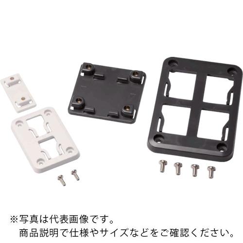 特長：壁面に引掛け機器の設置が出来る樹脂製の壁掛けブラケットです。ケース板厚t0.8〜t3.5まで対応しますので板金ケースから樹脂ボックスまで幅広いケースに使用出来ます。取付の際はケースに穴加工が必要です。仕様：Rohs対応品対応ケース板厚...