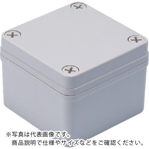 特長：ポリウレタン製防水ガスケット付のビス止めタイプの小型ボックスです。FA・制御/電設工事用など様々な分野で使用可能な汎用プラスチックボックスです。用途：コントロールボックス仕様：間口(mm)：80奥行(mm)：80高さ(mm)：60付属...