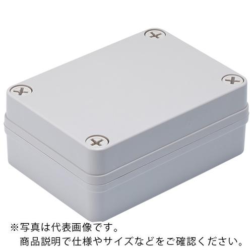 特長：ポリウレタン製防水ガスケット付のビス止めタイプの小型ボックスです。FA・制御/電設工事用など様々な分野で使用可能な汎用プラスチックボックスです。用途：コントロールボックス仕様：間口(mm)：80奥行(mm)：110高さ(mm)：45付...
