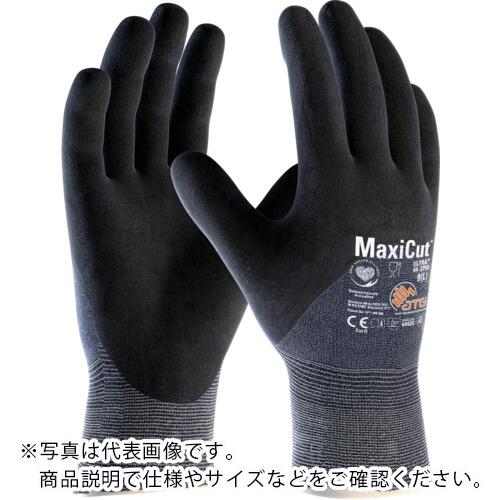 特長：特許取得のマイクロ発泡ニトリルコーティングは熱と蒸れを360°全方向から放出し、手の温度を最適に保ちます。マキシカット［［R上］］・ウルトラ［［TM上］］は、従来のマキシカット［［R上］］の耐切創性に薄さ・快適性・耐久性をさらに高めた...
