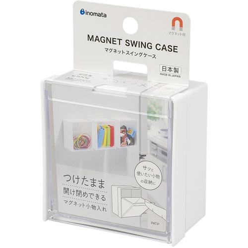 特長：冷蔵庫の側面にマグネットで貼り付けるだけ。収納物が見えて取り出しも簡単仕様：外形寸法(mm)幅：85外形寸法(mm)奥行：48外形寸法(mm)高さ：85材質／仕上：本体/ポリプロピレン　ポケット/スチロール樹脂　マグネット/フェライト...