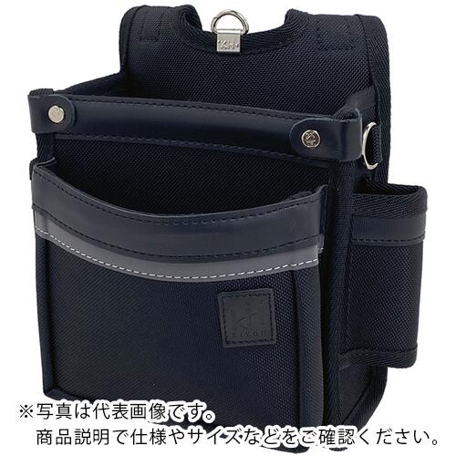 特長：摩耗や釘の突き抜けに強い高密度1680デニール100％ナイロンを使用しています。反射テープ付きで視認性バツグンです。ポケットの縁に反しが無く指を痛めない仕様です。使いやすい標準サイズのポケット2段タイプです。深いU字カットベルト通しで...