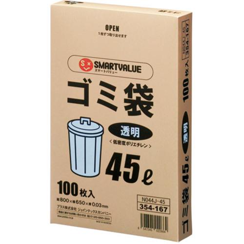 特長：透明のゴミ袋です。上から1枚ずつ取り出せます。仕様：容量(L)：45縦(mm)：800横(mm)：650厚さ(mm)：0.03色：透明規格：45L厚：0．03mm手触り：ツルツルタイプ規格：45L厚：0．03mm材質／仕上：低密度ポリ...