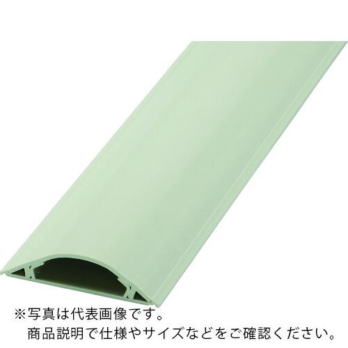 特長：荷重や衝撃に強い特殊樹脂製で強度は抜群です。カバーの傾斜がなだらかなフラットタイプですから、台車の通過がスムーズで、つまずきを防止します。配線時にケーブルが飛び出しにくい形状です。豊富なサイズと色、付属品を揃え、様々なシーンでお使い頂...