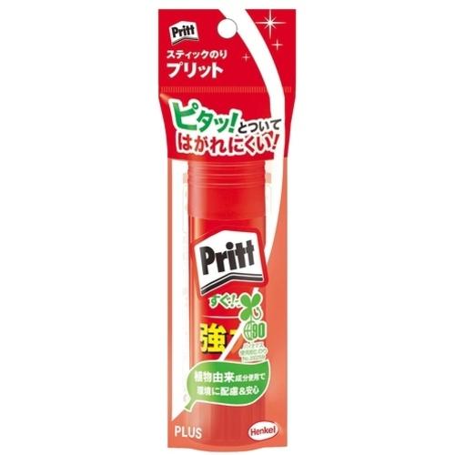 特長：のりの主成分に、でんぷんなどの植物由来成分を使用しています。有機溶剤不使用ですのでお子様にも安心です。子どもから大人まで、用途が変わってもずっと使えるスタンダードなスティックのりです。粘着力が強く、ピタッとくっつきます。植物由来成分（...