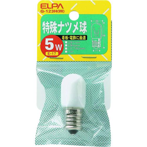 特長：小型・低ワットで長寿命設計の電球です。用途：看板、電飾照明に適しています。仕様：光源色：ホワイト外径(mm)：20全長(mm)：48消費電力(W)：5口金：E17定格寿命(時間)：2000定格電圧(V)：110球寿命(時間)：2000...