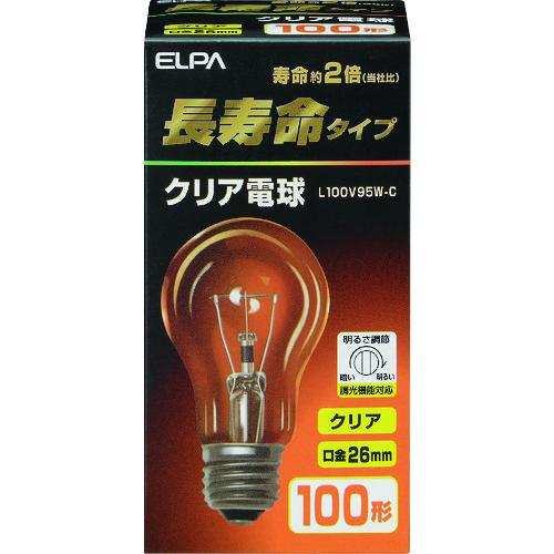 特長：寿命当社比約2倍です。長寿命設計の電球です。用途：玄関、洗面所やトイレに最適仕様：光源色：クリア外径(mm)：60全長(mm)：110消費電力(W)：95口金：E26定格寿命(時間)：2000定格電圧(V)：100球寿命(時間)：20...