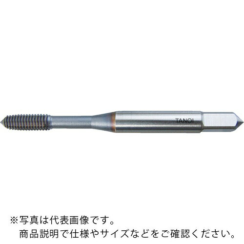 特長：緩やかな塑性加工に適したねじ部と粉末ハイスでコストパフォーマンスに優れた盛上げタップです。仕様：精度：5呼び寸法：M3ピッチ(mm)：0.5ねじ長さ(mm)：10全長(mm)：46シャンク径(mm)：4シャンク四角部(mm)：3.2食...