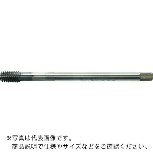 特長：オイルホールの代わりにシャンク部にサイドスルー溝を搭載し、高い冷却効果でコスト削減が可能な盛上げタップです。仕様：精度：7呼び寸法：M10ピッチ(mm)：1.5ねじ長さ(mm)：19全長(mm)：100シャンク径(mm)：8シャンク四...