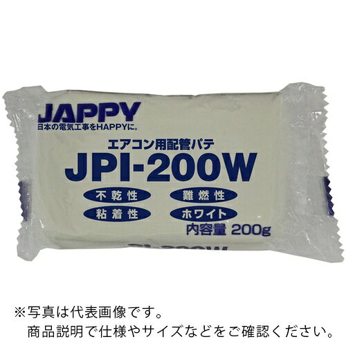 特長：エアコン配管貫通部の充填用にご使用いただけます。仕様：色：ホワイト内容量：200g（約100mL）使用温度範囲(℃)：-20〜50作業温度範囲(℃)：5〜40針入度：75±15不乾性、難燃性、粘着性に優れた全天候タイプ　●メーカー取寄...