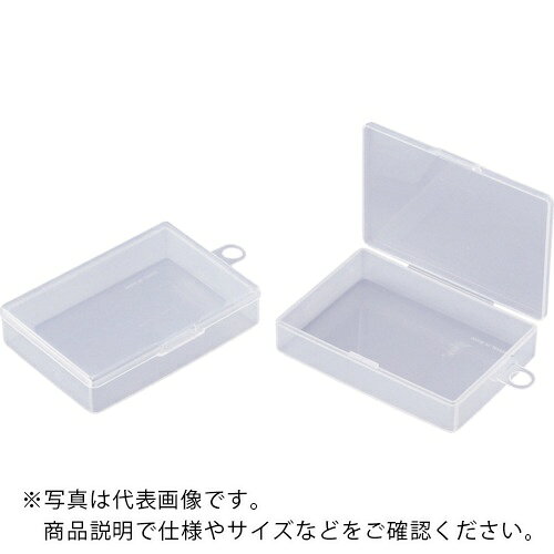 特長：中身の見易い透明タイプです。小物収納に便利です。用途：小物・パーツ類の収納。仕様：色：クリア外形寸法(mm)間口：92外形寸法(mm)奥行：65外形寸法(mm)高さ：22有効内寸(mm)間口：88有効内寸(mm)奥行：61有効内寸(m...