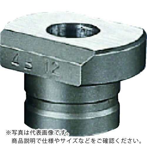 特長：特殊合金工具鋼を採用しており、耐久性に優れます。用途：油圧パンチャーに装着して使用する穴あけ専用の刃です。仕様：適合機種：EP-19V、EP-20S穴径(mm)：11タイプ：丸穴摘要：EP-19V用、EP-20S用材質／仕上：鉄　●代...