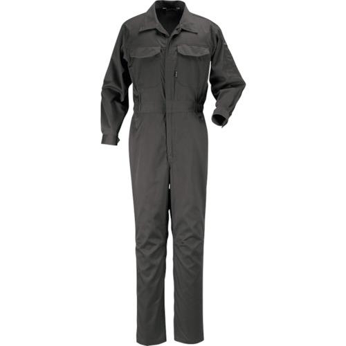 特長：動きやすさと使い勝手にこだわったつなぎ服です。両脇にゴムを入れて適度なフィット感があります。腰部に伸縮性のある素材を使い、作業時の屈伸のツッパリ感を緩和します。フロントファスナーは上下どちらからも開け閉めできるダブルファスナー仕様です...