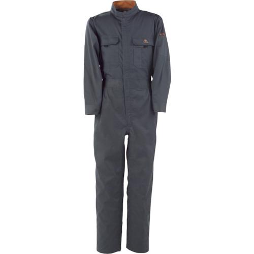 特長：動きやすさと着心地を重視したつなぎ服です。背中の伸縮機能や、足を広げやすい特殊カッティングなど着やすさにこだわりました。肩部分にはマチ(アクションプリーツ)をとり、腕を伸ばして作業するときも背中が突っ張らないようにしました。立ち座りの...