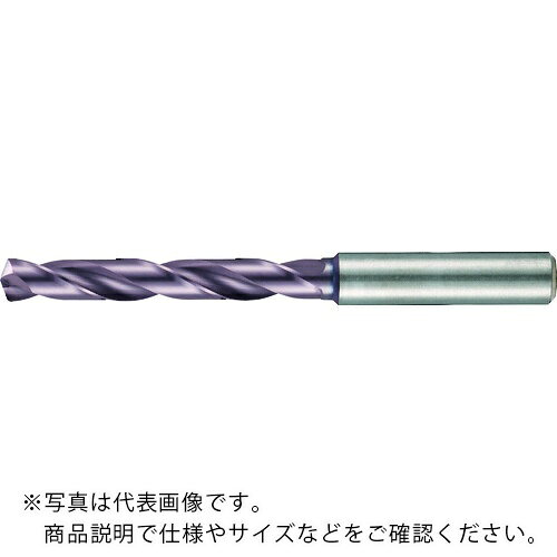 特長：幅広い加工に対応でき、高能率・高速加工が可能です。用途：一般鋼、合金鋼、ステンレス、鋳鉄用。仕様：切削径DC(mm)：5.1フルート長さLCF(mm)：44全長OAL(mm)：82接続径DCON(mm)：6先端角SIG（°）：140コ...