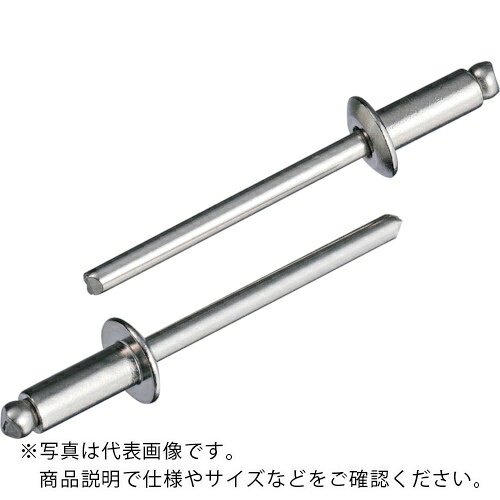 特長：日本製オールステンレスでこの価格を実現しました。強度や耐食性が必要な部位に最適です。水回りや屋外用途におすすめです。手に優しいマンドレル先端形状です。片側から複数の母材をワン・アクションで締結できます。溶接に比べて作業の省力化や生産性...