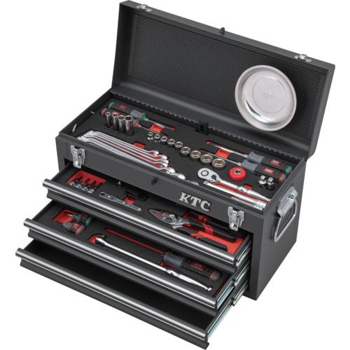 特長：BR390：9.5sq.ラチェットハンドル（90枚ギア）採用セットです。ラチェットコンビネーションレンチ採用セットです。チェストはSKX0213シリーズを使用しています。仕様：ケース色：マットグレーケース寸法(mm)間口：520ケース...