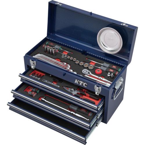 特長：BR390：9.5sq.ラチェットハンドル（90枚ギア）採用セットです。ラチェットコンビネーションレンチ採用セットです。チェストはSKX0213シリーズを使用しています。仕様：ケース色：ネイビーケース寸法(mm)間口：520ケース寸法...