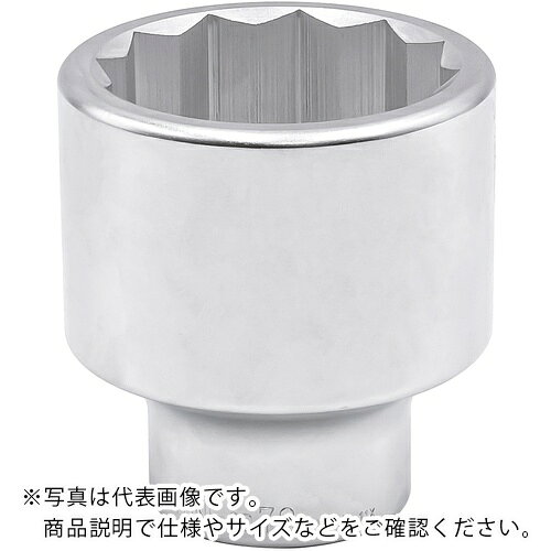 特長：スタンダードタイプで、対辺12角形状です。重工業整備まで必要なツールを取りそろえています。12角は6角よりも、ボルト頭やナットに対して2倍差し込みやすく作業効率がアップします。仕様：差込角(mm)：25.4対辺寸法(mm)：70全長(...