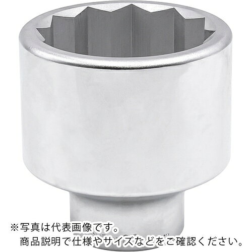 特長：スタンダードタイプで、対辺12角形状です。重工業整備まで必要なツールを取りそろえています。12角は6角よりも、ボルト頭やナットに対して2倍差し込みやすく作業効率がアップします。仕様：差込角(mm)：25.4対辺寸法(mm)：85全長(...