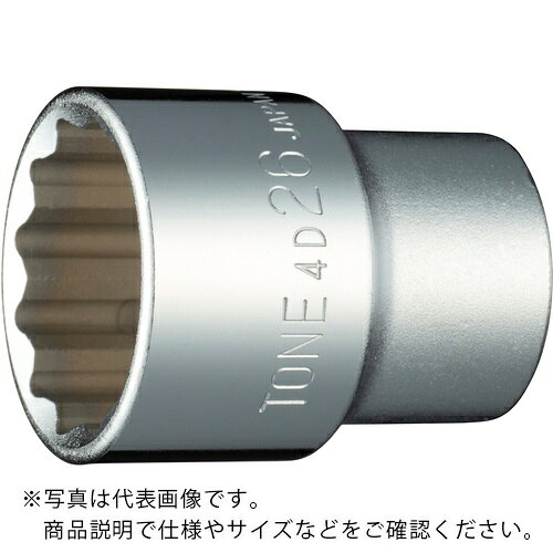 特長：スタンダードタイプで、対辺12角形状です。重工業整備まで必要なツールを取りそろえています。12角は6角よりも、ボルト頭やナットに対して2倍差し込みやすく作業効率がアップします。仕様：差込角(mm)：12.7対辺寸法(mm)：26全長(...