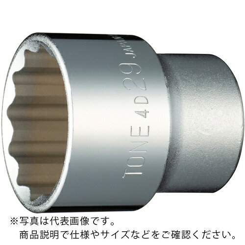 特長：スタンダードタイプで、対辺12角形状です。重工業整備まで必要なツールを取りそろえています。12角は6角よりも、ボルト頭やナットに対して2倍差し込みやすく作業効率がアップします。仕様：差込角(mm)：12.7対辺寸法(mm)：29全長(...