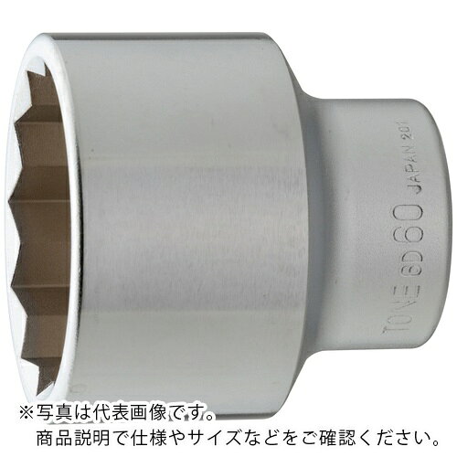 特長：スタンダードタイプで、対辺12角形状です。重工業整備まで必要なツールを取りそろえています。12角は6角よりも、ボルト頭やナットに対して2倍差し込みやすく作業効率がアップします。仕様：差込角(mm)：19.0対辺寸法(mm)：60全長(...