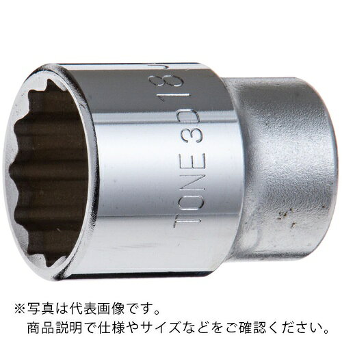 特長：スタンダードタイプで、対辺12角形状です。重工業整備まで必要なツールを取りそろえています。12角は6角よりも、ボルト頭やナットに対して2倍差し込みやすく作業効率がアップします。仕様：差込角(mm)：9.5対辺寸法(mm)：18全長(m...