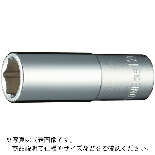 特長：ボルトが突き出したナットを回すのに最適です。深い箇所のナットにも最適です。仕様：差込角(mm)：9.5対辺寸法(mm)：12全長(mm)：54対辺形状：6角対辺(mm)：12材質／仕上：構造用鋼　●代表画像について 商品によっては、代...