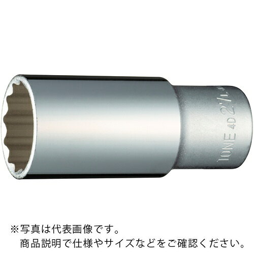 特長：ボルトが突き出したナットを回すのに最適です。深い箇所のナットにも最適です。12角は6角よりも、ボルト頭やナットに対して2倍差し込みやすく作業効率がアップします。用途：ボルト・ナットの締付け・緩め作業用。仕様：差込角(mm)：12.7対...