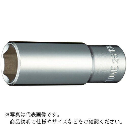 特長：ボルトが突き出したナットを回すのに最適です。深い箇所のナットにも最適です。差し込み後、トルクをかけてもナメにくくなっています。仕様：差込角(mm)：6.35対辺寸法(mm)：13全長(mm)：51対辺形状：6角対辺(mm)：13材質／...