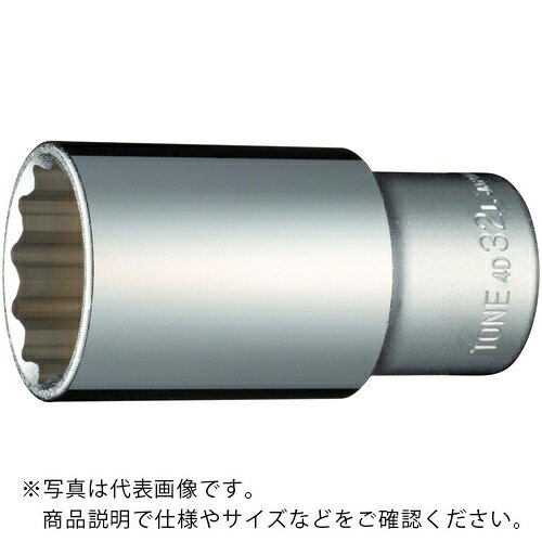 特長：ボルトが突き出したナットを回すのに最適です。深い箇所のナットにも最適です。12角は6角よりも、ボルト頭やナットに対して2倍差し込みやすく作業効率がアップします。用途：ボルト・ナットの締付け・緩め作業用。仕様：差込角(mm)：12.7対...