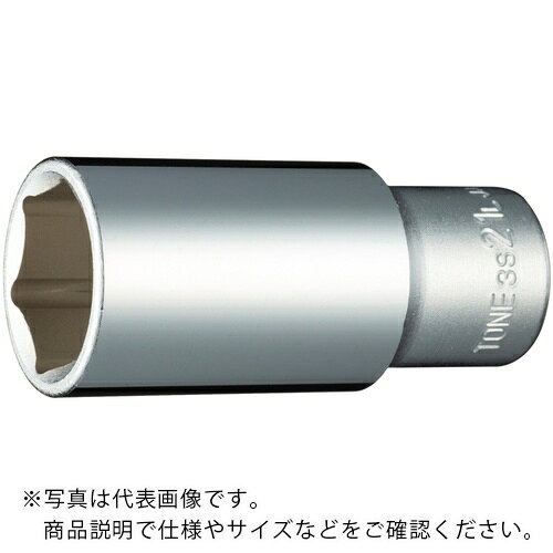 特長：ボルトが突き出したナットを回すのに最適です。深い箇所のナットにも最適です。仕様：差込角(mm)：9.5対辺寸法(mm)：21全長(mm)：64対辺形状：6角対辺(mm)：21材質／仕上：構造用鋼　●代表画像について 商品によっては、代...