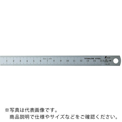 特長：金属や、大きさ、鋳物工場によって収縮率が異なる為、それらに応じた伸び率の目盛にしています。用途：鋳物用の木型や金型の製作時に型の寸法を測定する時に使用仕様：全長(mm)：175巾(mm)：15厚さ(mm)：0.5材質／仕上：ステンレス...