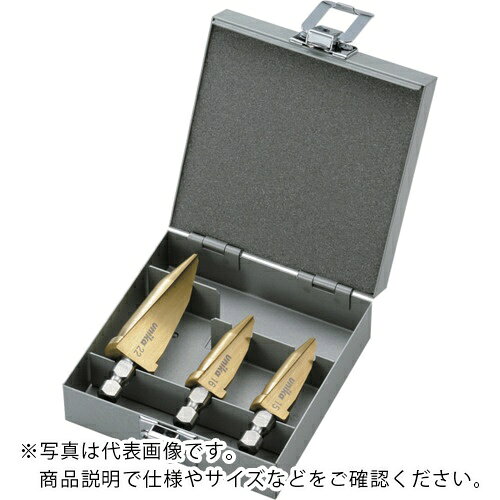 特長：独自の刃先形状と切れ刃全体のチタンコーティング、刃先の特殊シンニング加工により、安定した位置決め性と長寿命を実現しました。確実な切削力伝達とオプションの延長シャンクにワンタッチで着脱可能な三面シャンクです。現場での使用頻度の高いサイズ...