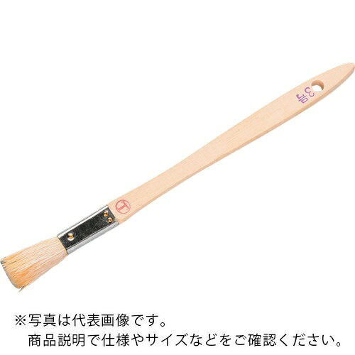特長：補修や部分塗装から小物や工作用まで、キメ細かな仕上げに役立ちます。大きいサイズの刷毛、ミニローラーでも塗装が出来ない細かい箇所の塗装に適しているサイズです。用途：油性塗料・ニス用などに。仕様：刷毛幅(mm)：10毛丈(mm)：25玉厚...