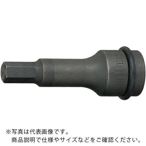 特長：インパクトレンチなどの動力工具用のソケットです。セミロングタイプです。仕様：差込角(mm)：12.7対辺寸法(mm)：10全長(mm)：75適合ピン：PIN3522S(対辺5〜14mm)、PIN3525S(対辺17mm)適合Oリング：...
