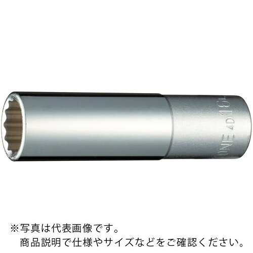特長：ボルトが突き出したナットを回すのに最適です。深い箇所のナットにも最適です。12角は6角よりも、ボルト頭やナットに対して2倍差し込みやすく作業効率がアップします。用途：ボルト・ナットの締付け・緩め作業用。仕様：差込角(mm)：12.7対...