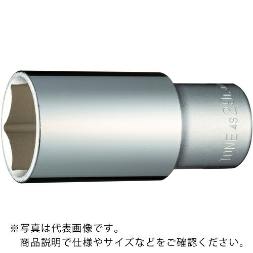 特長：ボルトが突き出したナットを回すのに最適です。深い箇所のナットにも最適です。仕様：差込角(mm)：12.7対辺寸法(mm)：29全長(mm)：83対辺形状：6角対辺(mm)：29材質／仕上：構造用鋼　●代表画像について 商品によっては、...