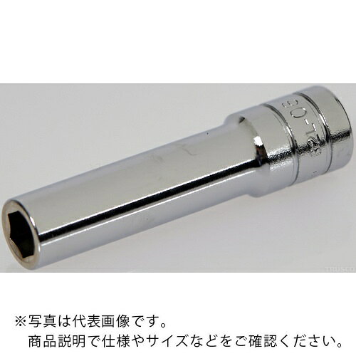 特長：KTC独自のパワーフィット形状を採用しています。(口径部は5mm以下を除く)貫通タイプなのでボルトが突き出たナットや奥まった箇所での作業に最適です。全長は従来品に比べより長く設定されています。用途：汎用工具仕様：差込角(mm)：6.3...