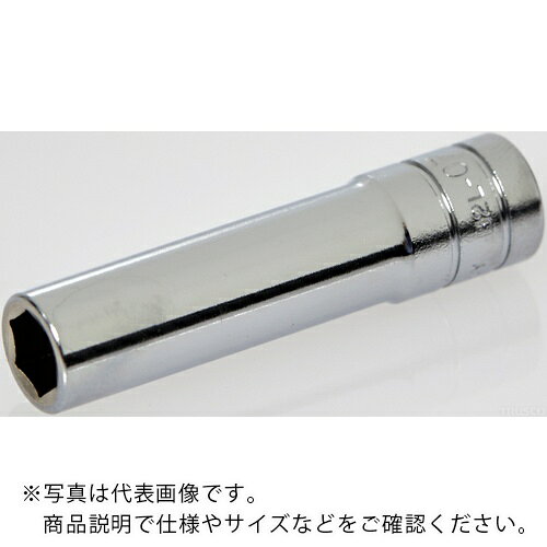 特長：KTC独自のパワーフィット形状を採用しています。(口径部は5mm以下を除く)貫通タイプなのでボルトが突き出たナットや奥まった箇所での作業に最適です。全長は従来品に比べより長く設定されています。用途：汎用工具仕様：差込角(mm)：6.3...