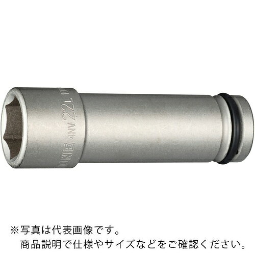 特長：外観品質と防錆力の向上を図った無電解メッキ仕様のインパクト用ソケットです。Oリング仮置き構造により、レンチにインパクト用ソケットを着脱する際にOリングを一旦溝に仮置くことで作業性を向上させています。用途：ボルト・ナットの締付け・緩め作...