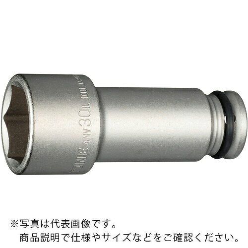 特長：外観品質と防錆力の向上を図った無電解メッキ仕様のインパクト用ソケットです。Oリング仮置き構造により、レンチにインパクト用ソケットを着脱する際にOリングを一旦溝に仮置くことで作業性を向上させています。用途：ボルト・ナットの締付け・緩め作...
