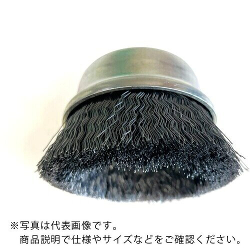特長：毛材の広がりに配慮しワイヤーの根元を傷つけない折損防止金具構造になっています。毛材密度・波形状・トリムが最適のバランスで製作されています。高いバランス基準で製品化しておりますので、腕への振動が少なく作業疲労が軽減されます。用途：各種金...