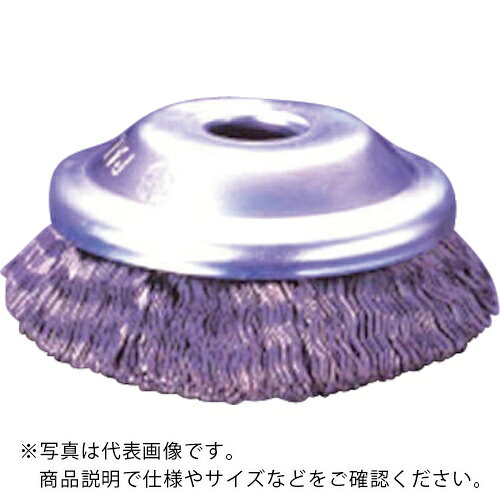 特長：弾性リングがワイヤーの根元をソフトに保護しますのでハードにご使用頂いてもワイヤーの飛散が少なく安心して作業が行えます。従来品と同様の優れた弾力性を有しますのでコーナー部、凹凸面にもよくなじみます。高いバランス基準で製品化しておりますの...
