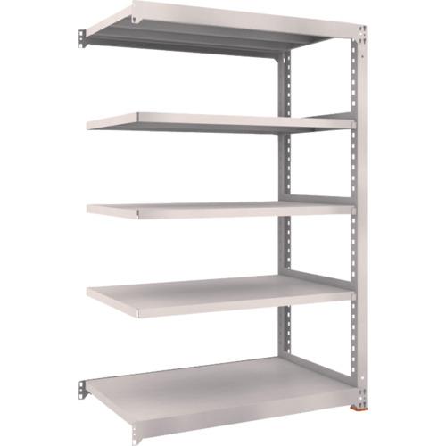 特長：ボルトを1本も使用していないボルトレス構造で、分解・組み立て作業が簡単で、作業時間を大幅に短縮できます。棚の段変更が、25mmピッチで、自由に調整、変更ができます。高さ、奥行が同じであれば、増結することができます。また、支柱を兼用する...