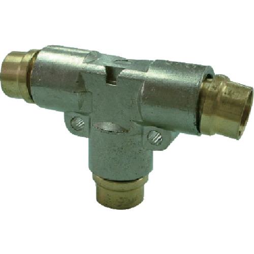 特長：用具不要のワンタッチ着脱です。チューブへの傷がつきにくいロック構造です。ボディが金属製で衝撃などに強い構造になっています。スパッタチューブの保護用ハイネックタイプです。用途：溶接環境エア配管用仕様：適合チューブ外径D(mm)：8×8×...
