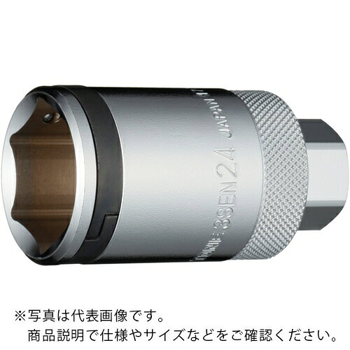 特長：電子制御エンジンの各種センサー着脱専用ソケットです。早回しに便利なローレット加工仕上げです。用途：電子制御エンジンの各種センサー着脱専用。仕様：差込角(mm)：9.5対辺寸法(mm)：24全長(mm)：60対辺形状：6角対辺(mm)：...