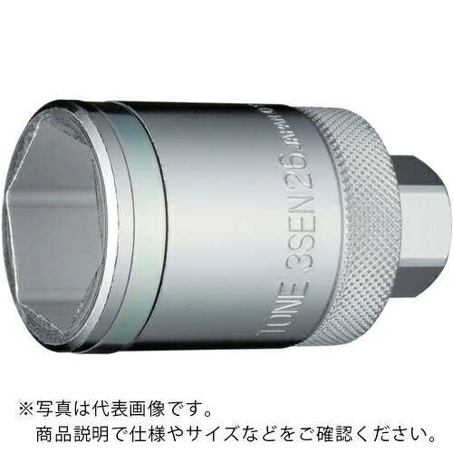 特長：電子制御エンジンの各種センサー着脱専用ソケットです。早回しに便利なローレット加工仕上げです。用途：電子制御エンジンの各種センサー着脱専用。仕様：差込角(mm)：9.5対辺寸法(mm)：26全長(mm)：60対辺形状：6角対辺(mm)：...