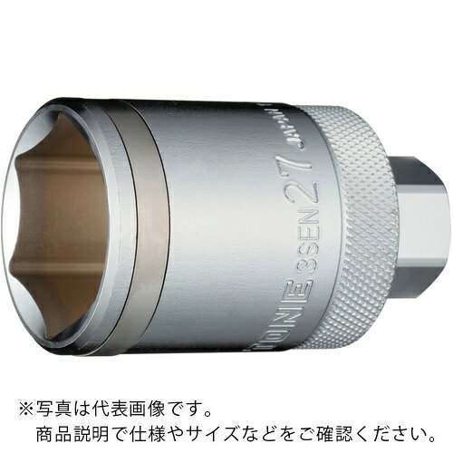 特長：電子制御エンジンの各種センサー着脱専用ソケットです。早回しに便利なローレット加工仕上げです。用途：電子制御エンジンの各種センサー着脱専用。仕様：差込角(mm)：9.5対辺寸法(mm)：27全長(mm)：60対辺形状：6角対辺(mm)：...